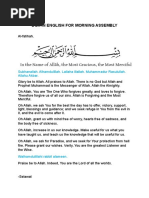Doa Recitation For Opening Ceremony or Official Event | PDF | Career ...