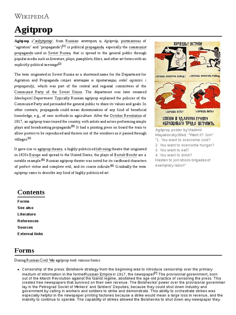 Agitprop | PDF | Communism | Soviet Union
