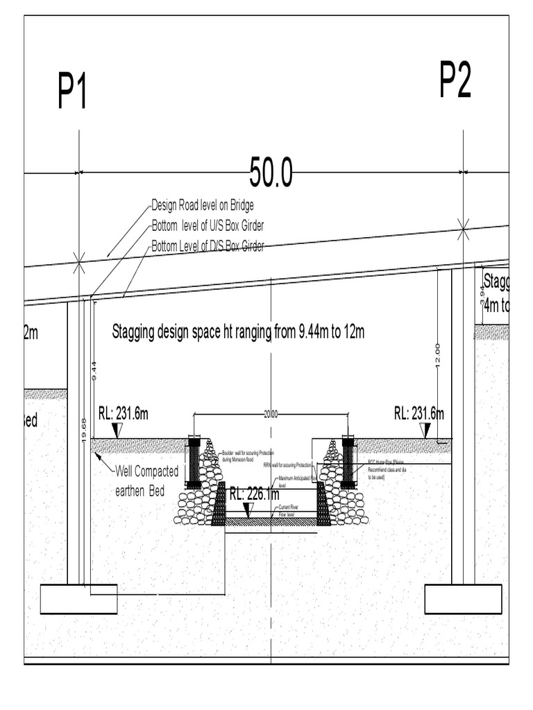 Bridge Staging Levels-Cental | PDF | Soft Matter | Hydrology