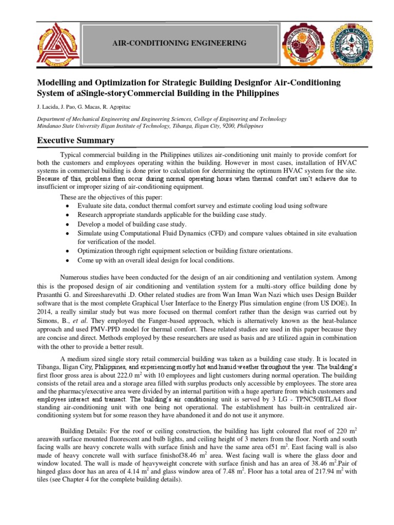 HVAC System Design | PDF | Hvac | Thermodynamics