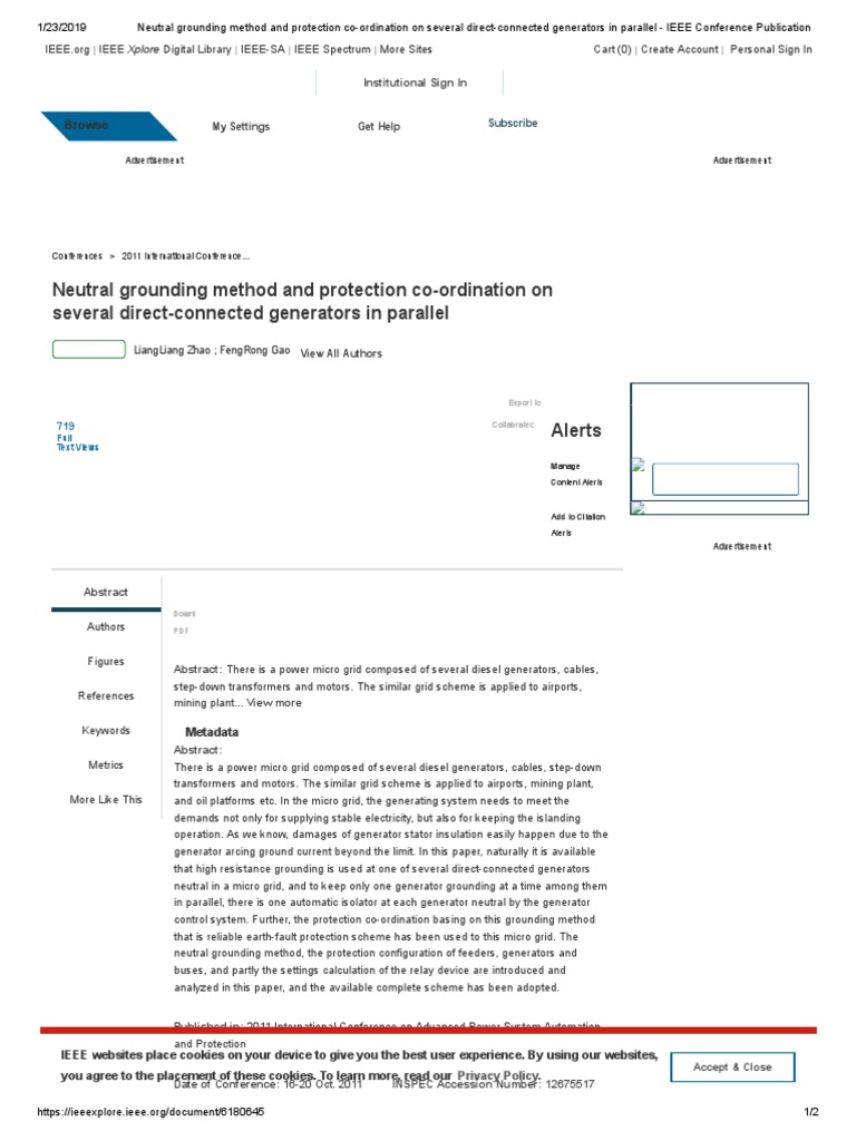 Neutral Grounding Method and Protection Co-Ordination | PDF | Http ...