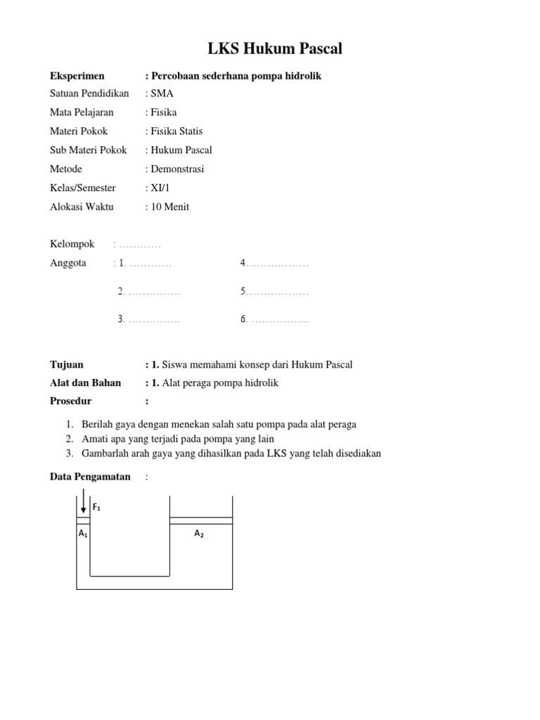 LKS Hukum Pascal | PDF | Sejarah