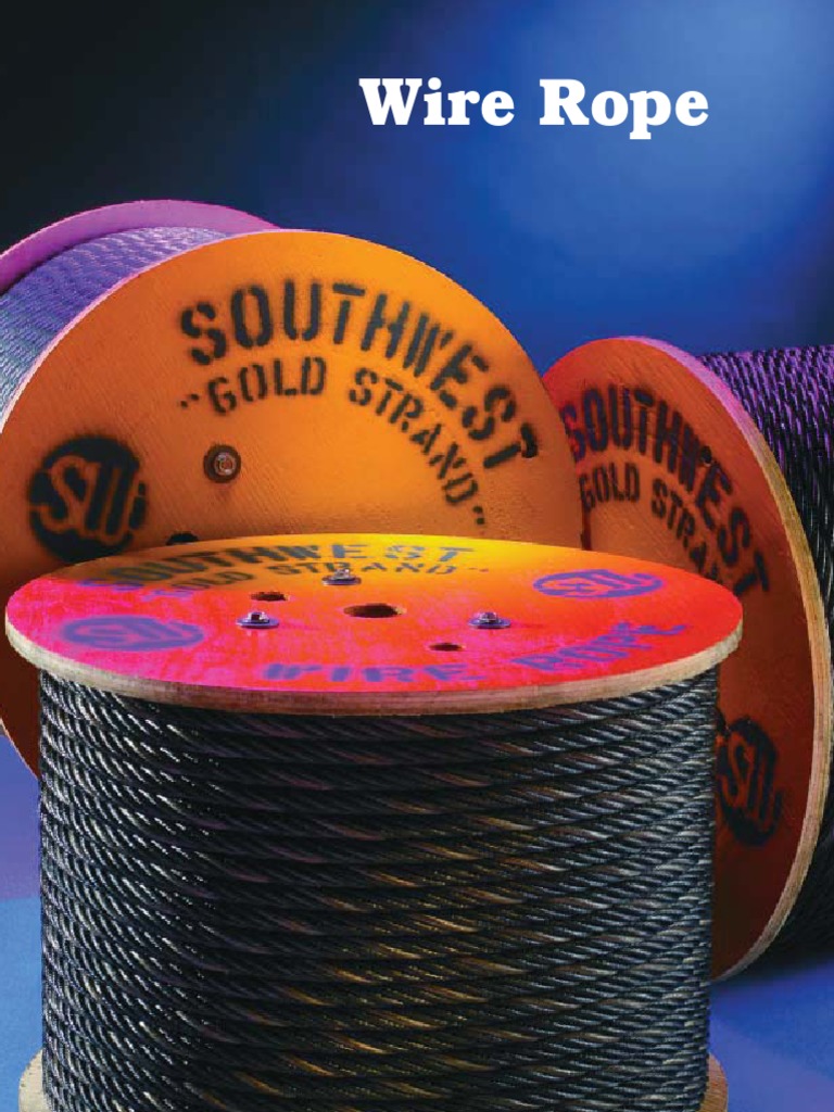 Inches Wire Rope Weight | PDF | Rope | Wire