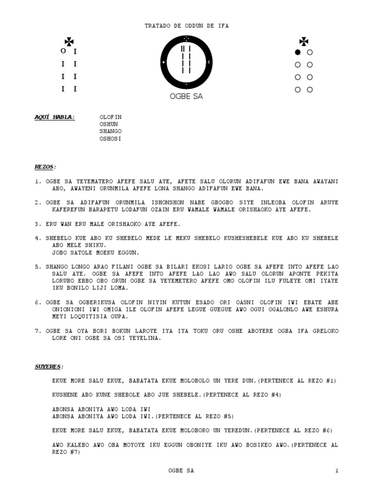 Ogbe Sa | PDF