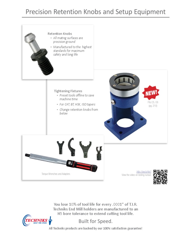 Precision Retention Knobs and Setup Equipment: Built For Speed | PDF ...