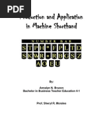 Module 1, Machine Shorthand | PDF | Shorthand | Computer Keyboard