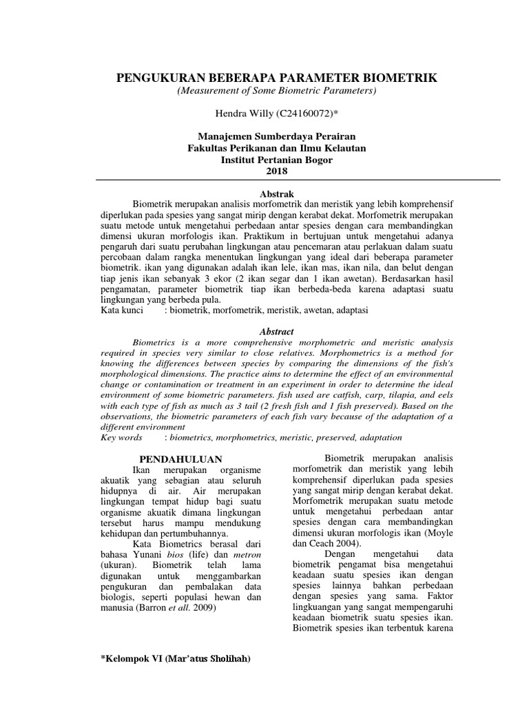 Pertumbuhan VBGF | PDF