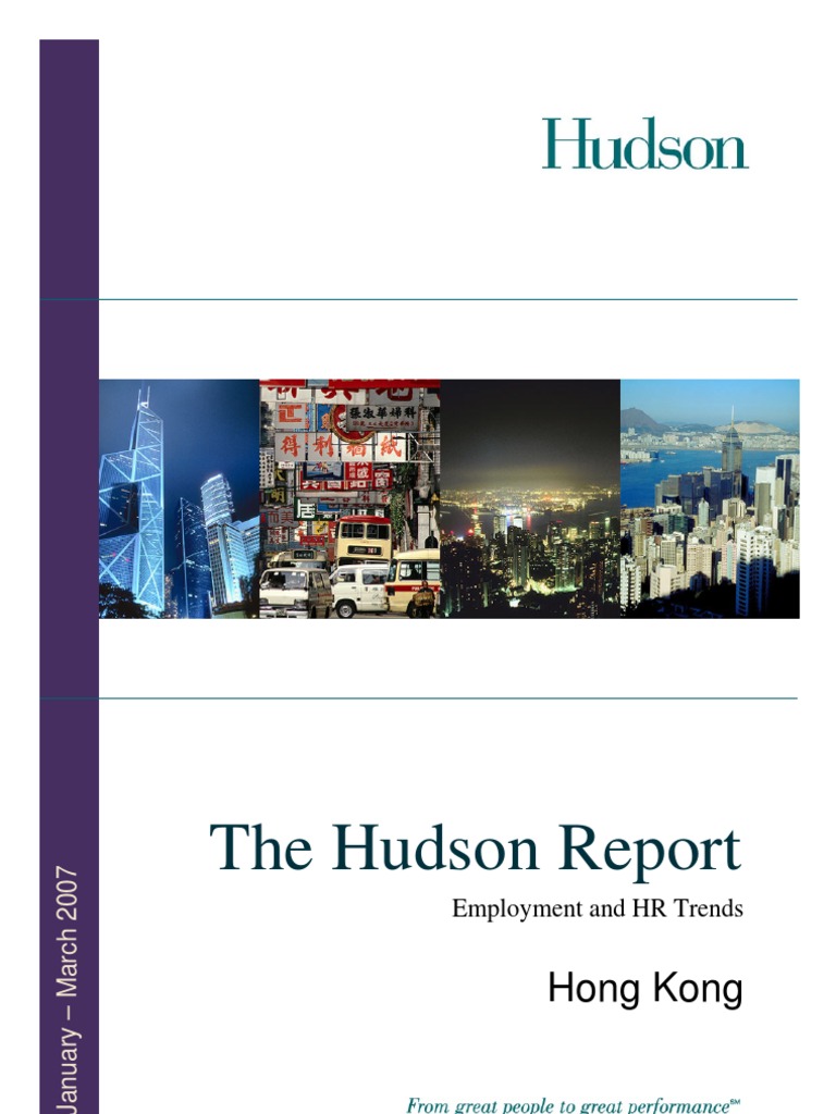 HK Hudson Report 2007 Q1 Eng | PDF | Turnover (Employment) | Employment