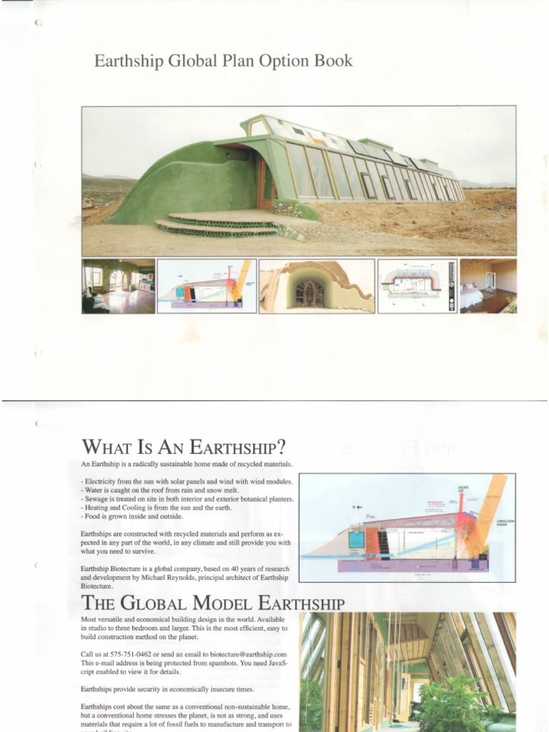 Earthship Global Option Booklet | PDF