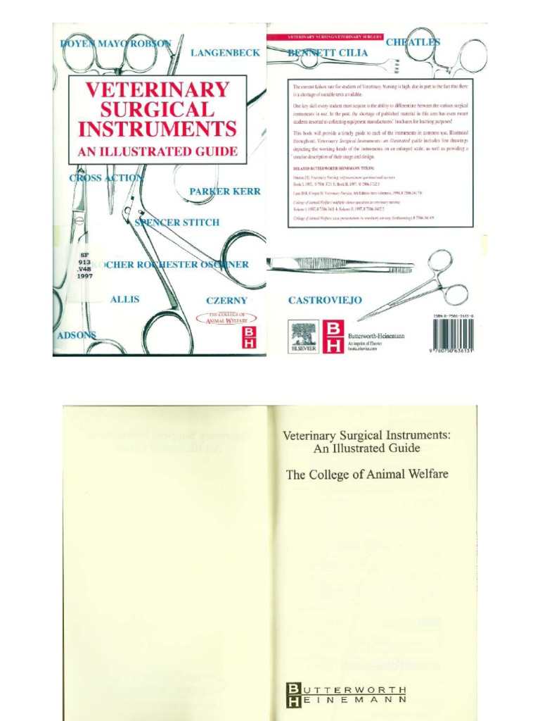Veterinary Surgical Instruments. An Illustrated Guide (VetBooks - Ir) | PDF