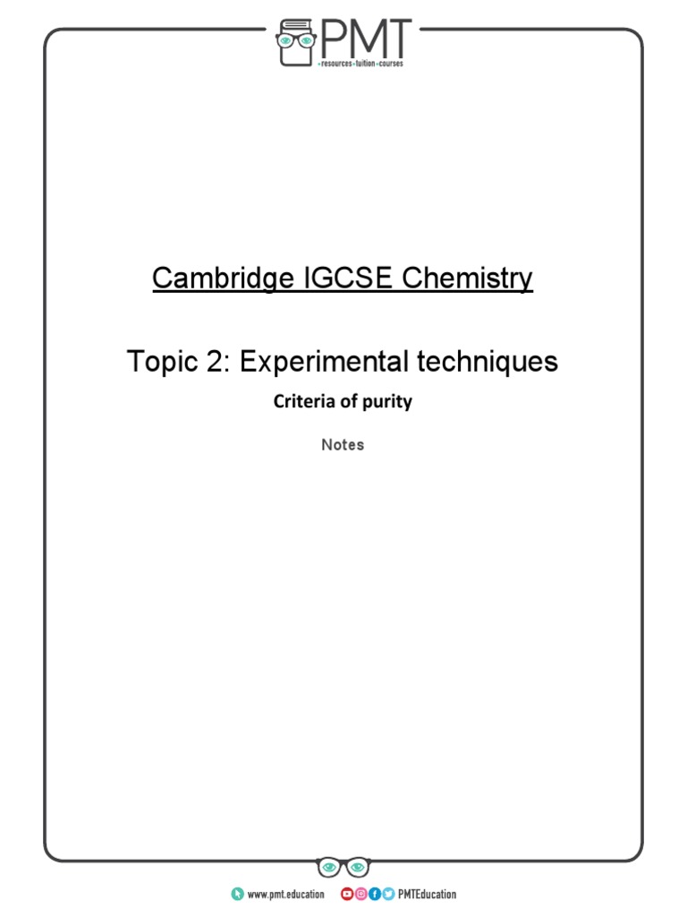 Criteria Of Purity In Chromatography Pdf Analytical Chemistry