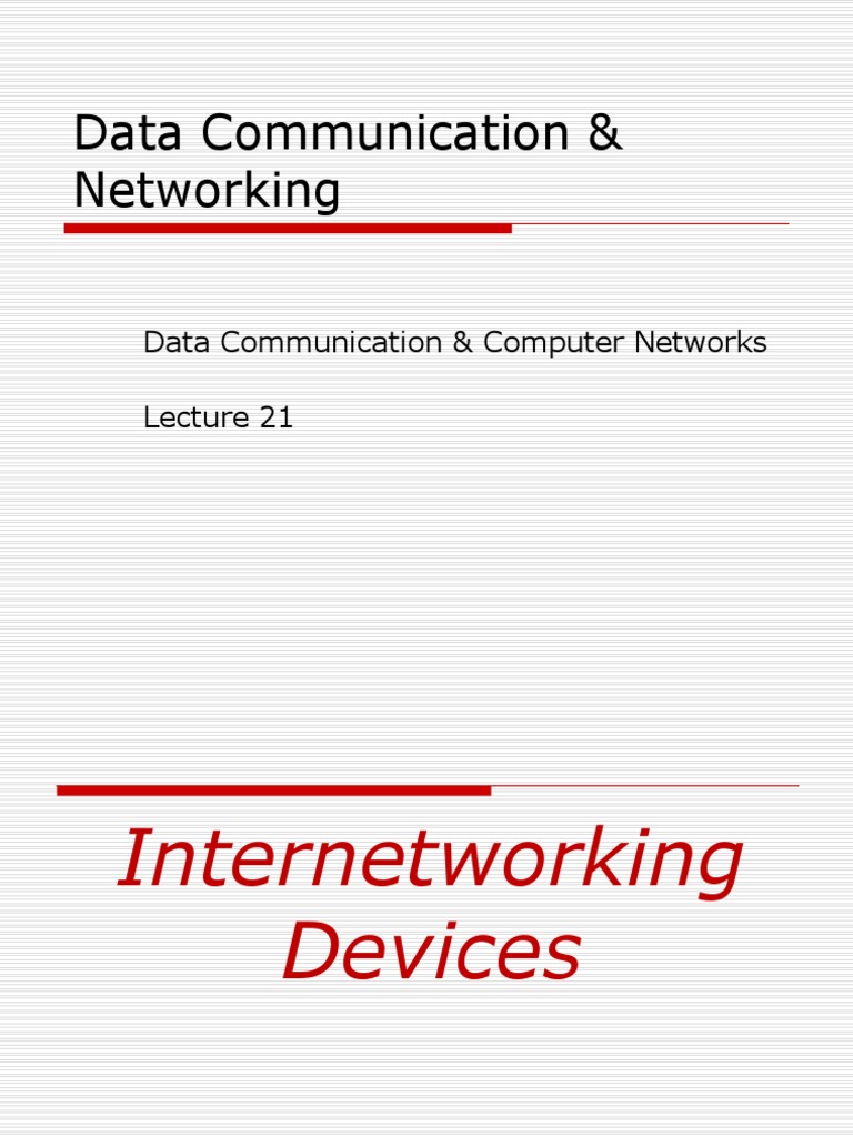 Data Communication & Networking | PDF | Network Switch | Router (Computing)