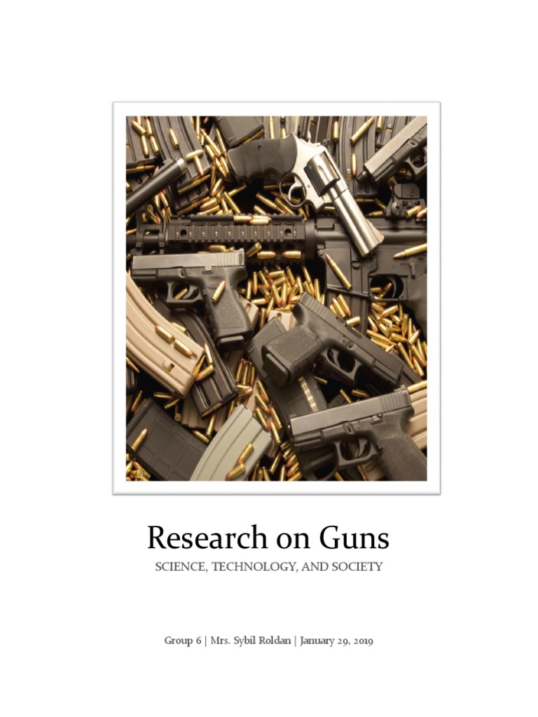 Research On Guns: Science, Technology, and Society | PDF | Gunpowder ...