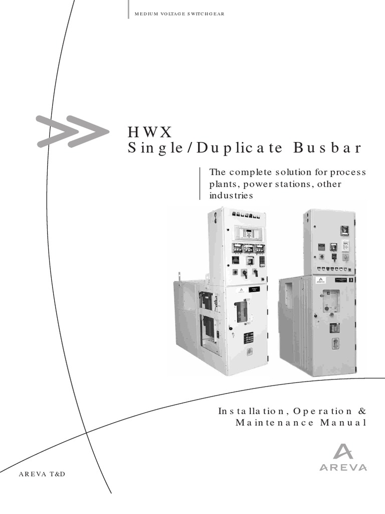 Areva - HWX VCB - Installation Operation & Maintenance Manual | PDF ...
