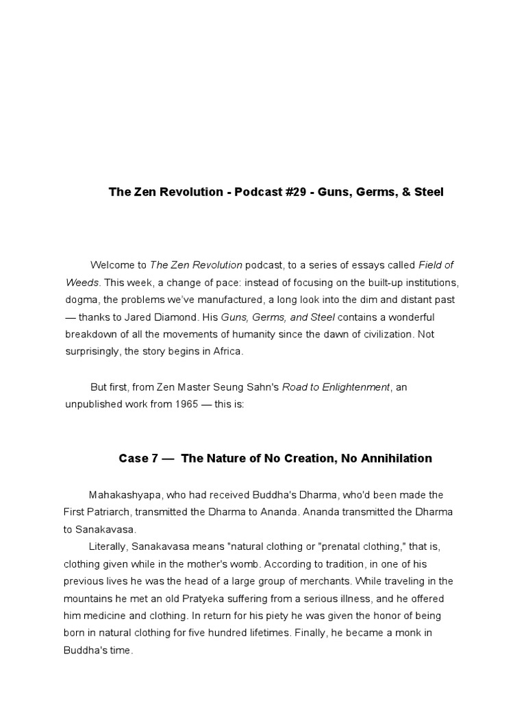 Guns, Germs, and Steel | PDF | Maize | Meditation