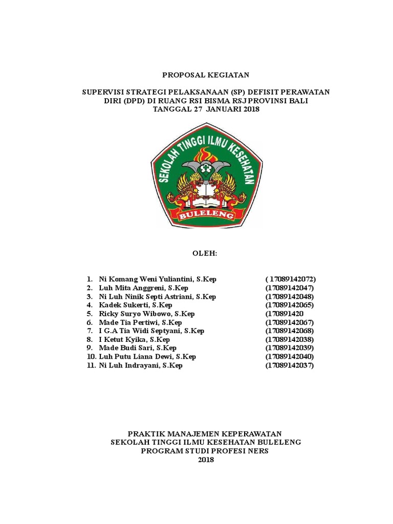 Lampiran 14 Proposal Supervisi SP DPD | PDF
