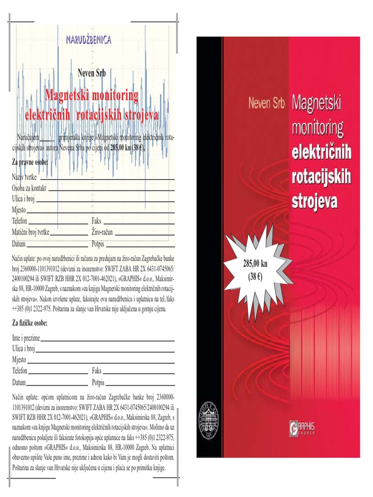 Magnetski Monitoring Elektricnih Strojeva | PDF