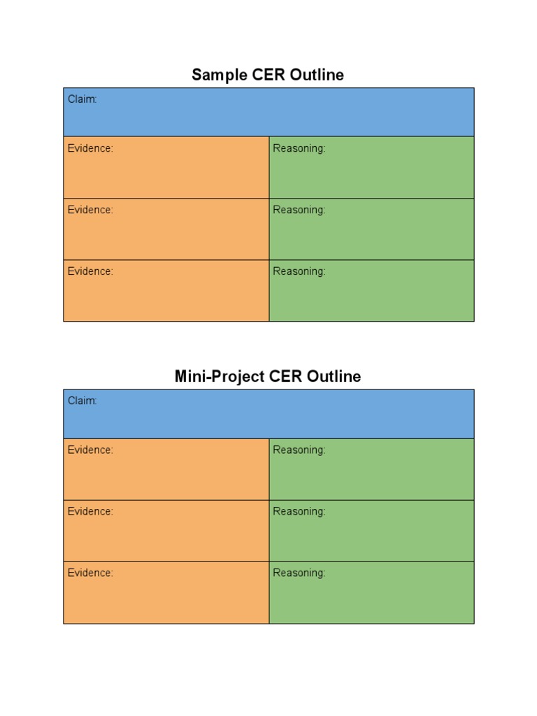 Mini-Project Cer Outline | PDF