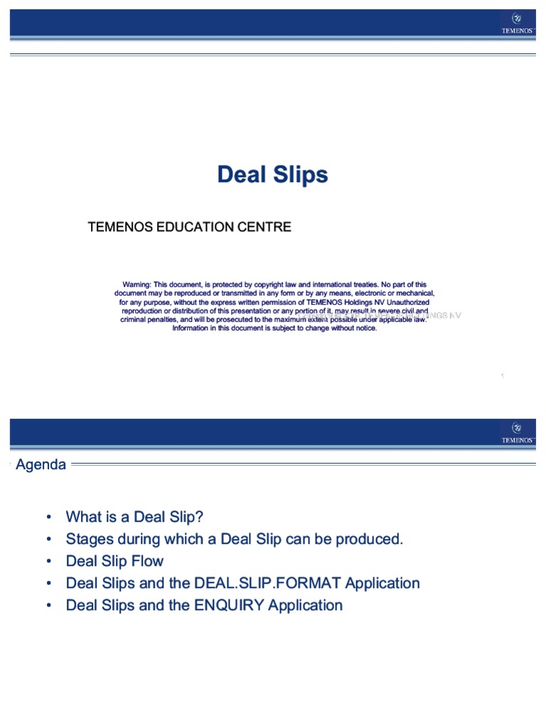 Deal Slip User Guide | PDF | Keyboard Shortcut | Computer File