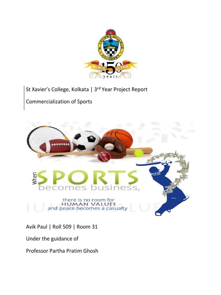 Commercialization of Sports Analysis | PDF | Referee | Sports