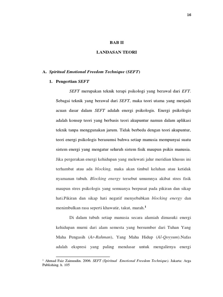 "SEFT: Terapi Energi dan Spiritual" | PDF | Pengembangan Diri | Sains & Matematika