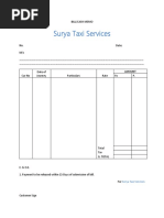 LNT - Duty Slip Format | PDF