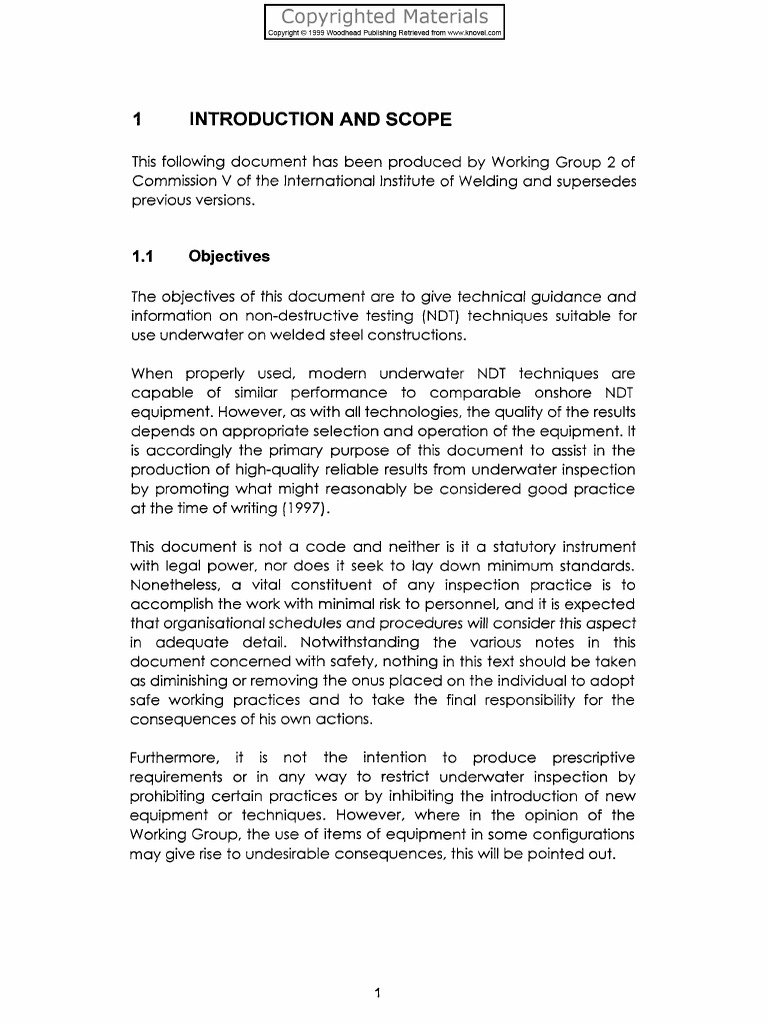 Guidelines for the Selection and Use of Non-Destructive Testing ...