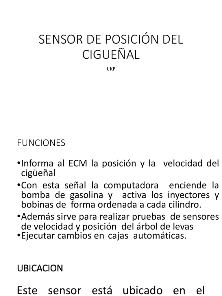 CKP - CMP Asd | PDF | Sensor | voltaje