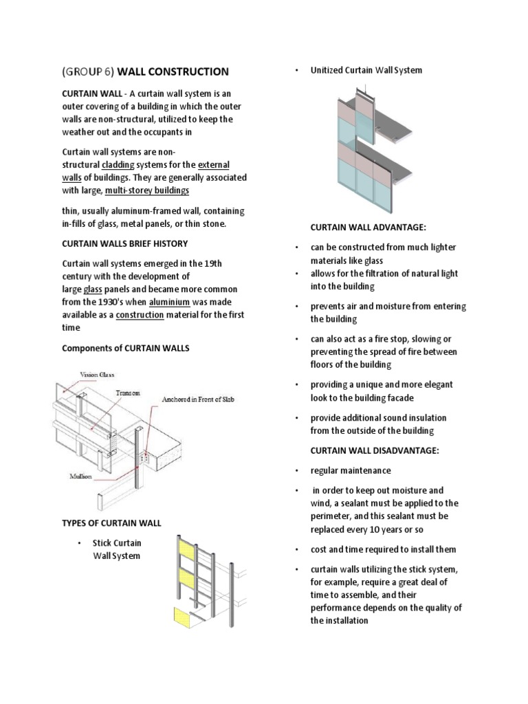 Wall Construction Pdf Wall Architectural Design