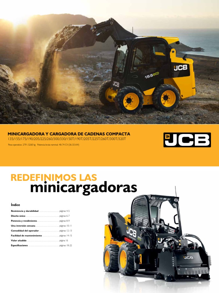 Esp 225 JCB | PDF | Motor diesel | Acero