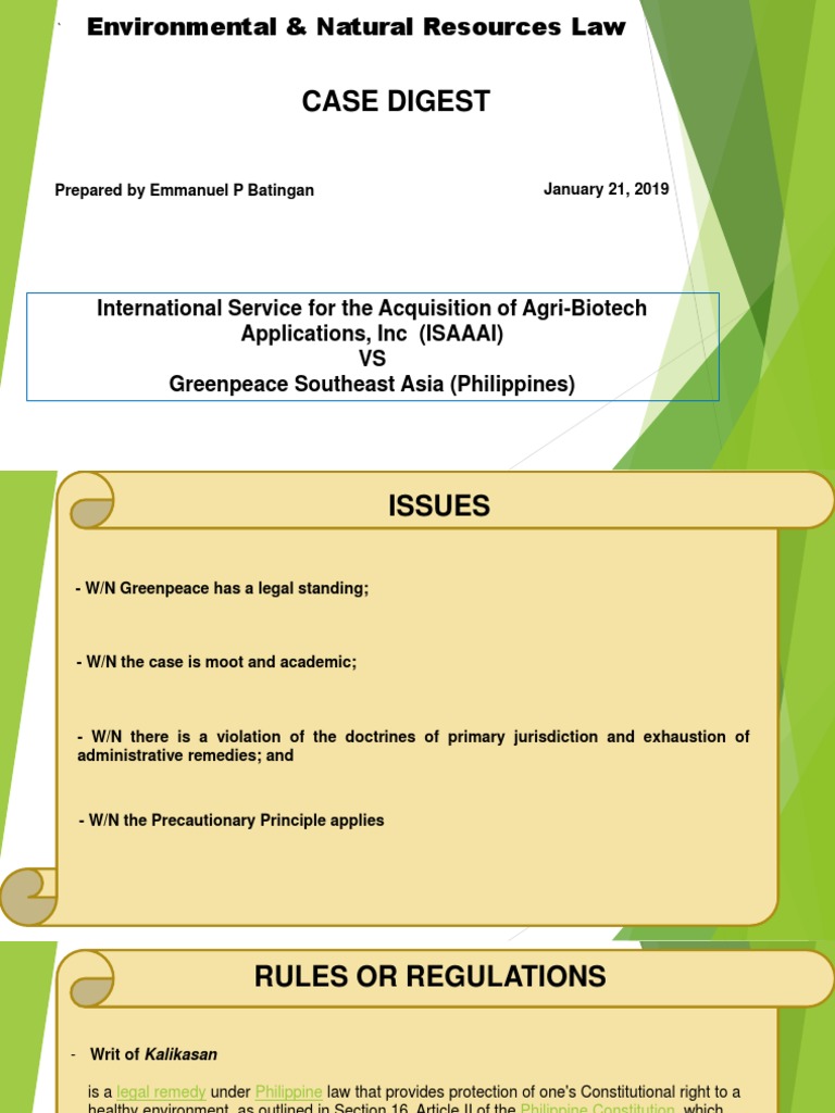Case Digest | PDF | Mootness | Nature