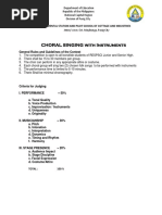 Criteria For Singing Contest | PDF | Singing | Musicology