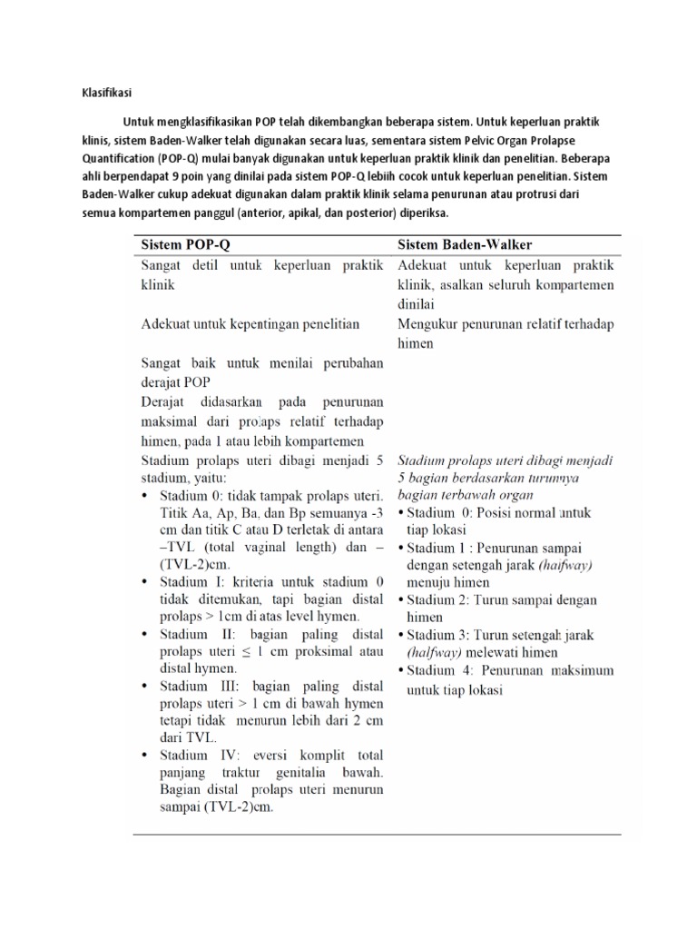 Klasifikasi Popq Baden Walker | PDF