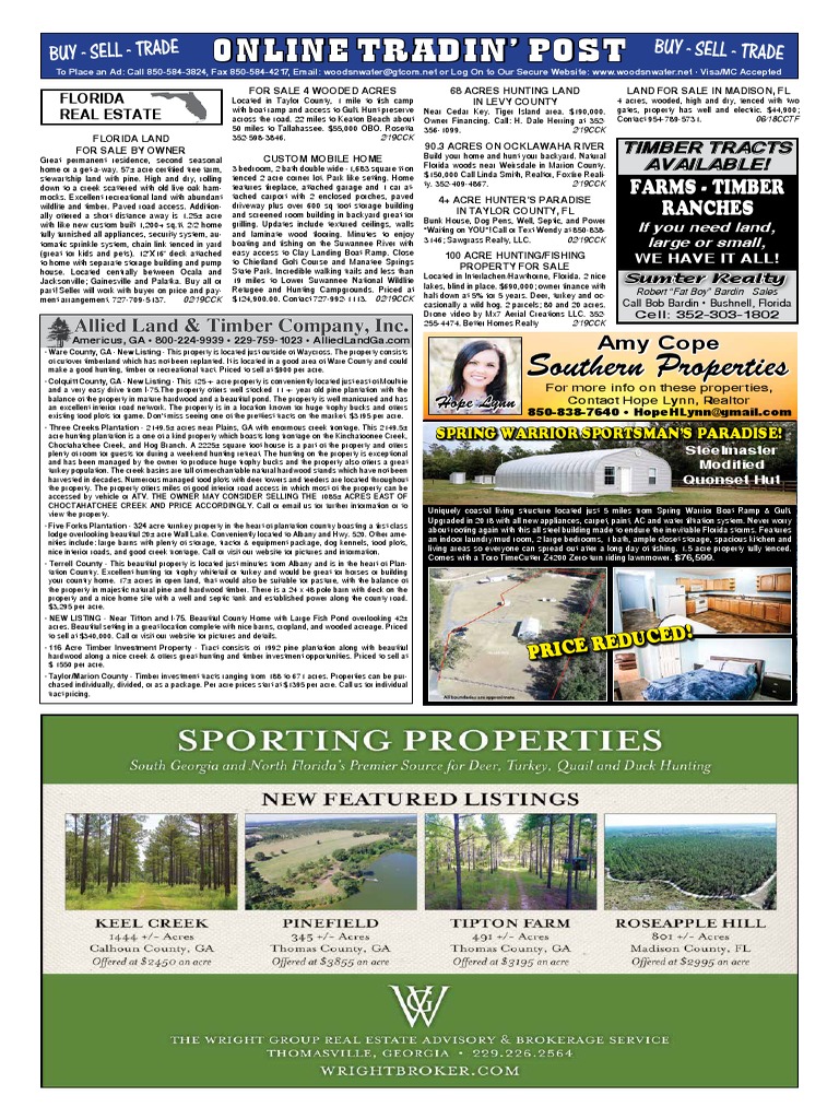 Georgia Hunting Leases Available | PDF | Georgia (U.S. State) | Florida