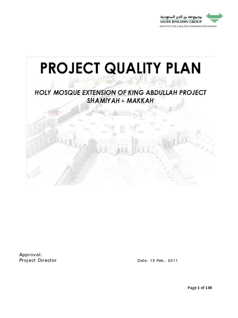 PQP Rev. 6 Holy Mosque Extension of King Abdullah Project | PDF ...