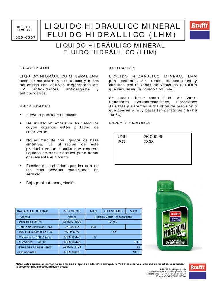 BBWP - Hydraulic Fluid Classifications Per ISO 6743-4 - A Brief ...
