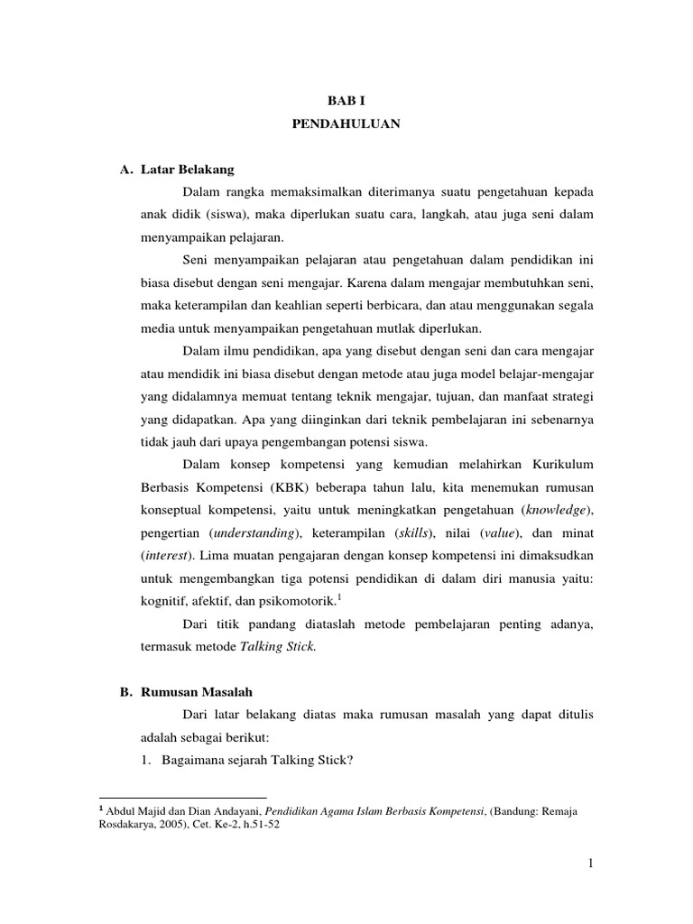 TALKING STICK Kel 7 | PDF