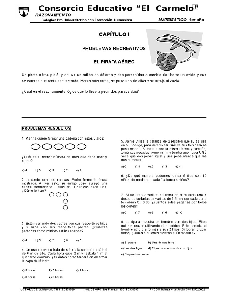 RM para 4to Sec | PDF | Razonamiento inductivo | Enseñanza de matemática