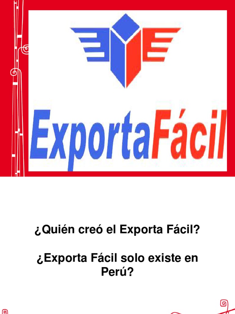 Exporta Facil | PDF | Economias | Business