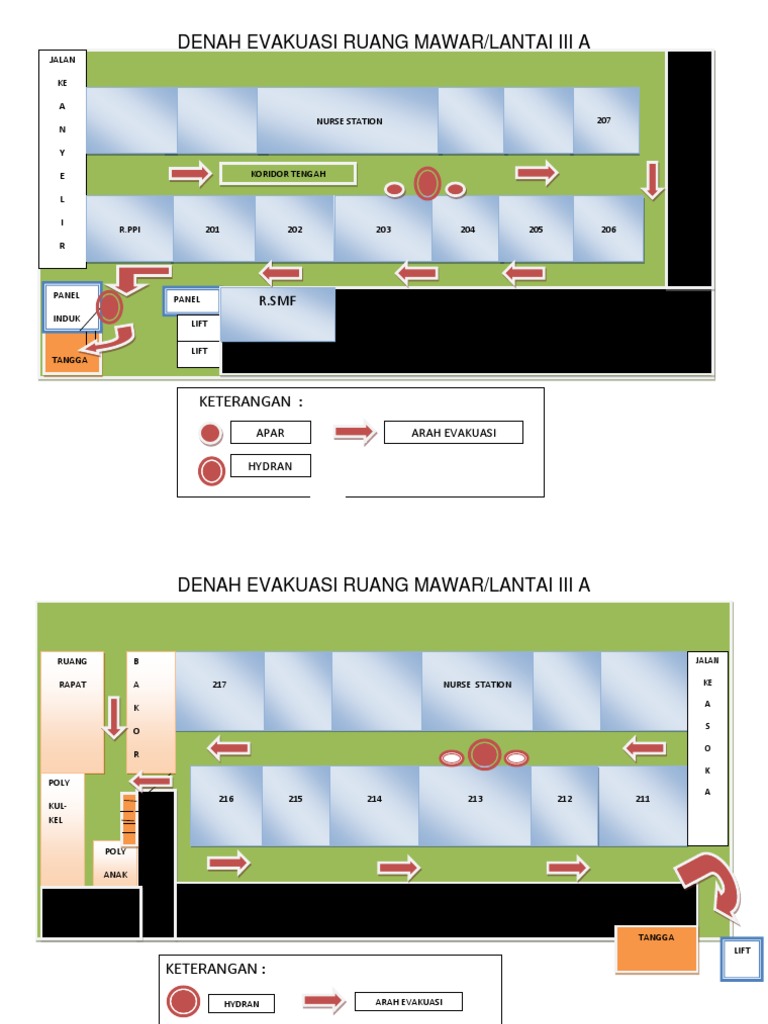 Denah Evakuasi (Repaired) | PDF