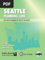 Uniform Plumbing Code | PDF | Plumbing