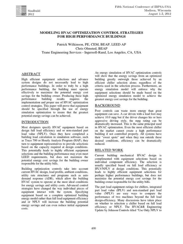 Modeling Hvac | PDF | Hvac | Atmospheric Thermodynamics