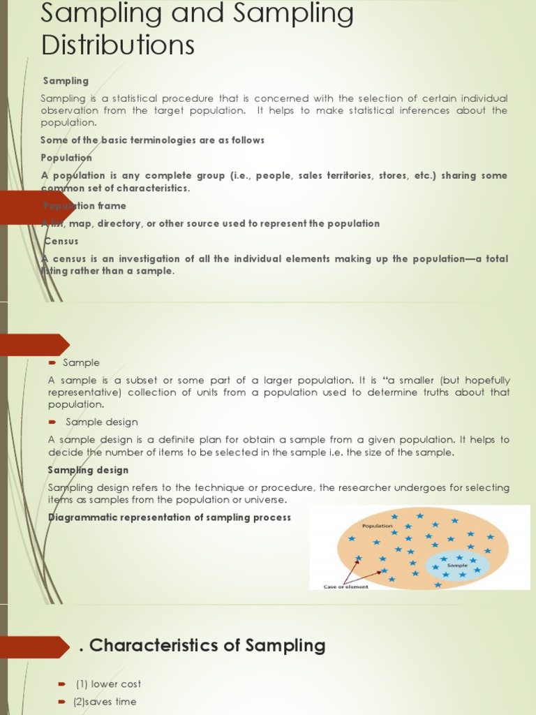 Sampling and Sampling Distributions | PDF | Sampling (Statistics ...