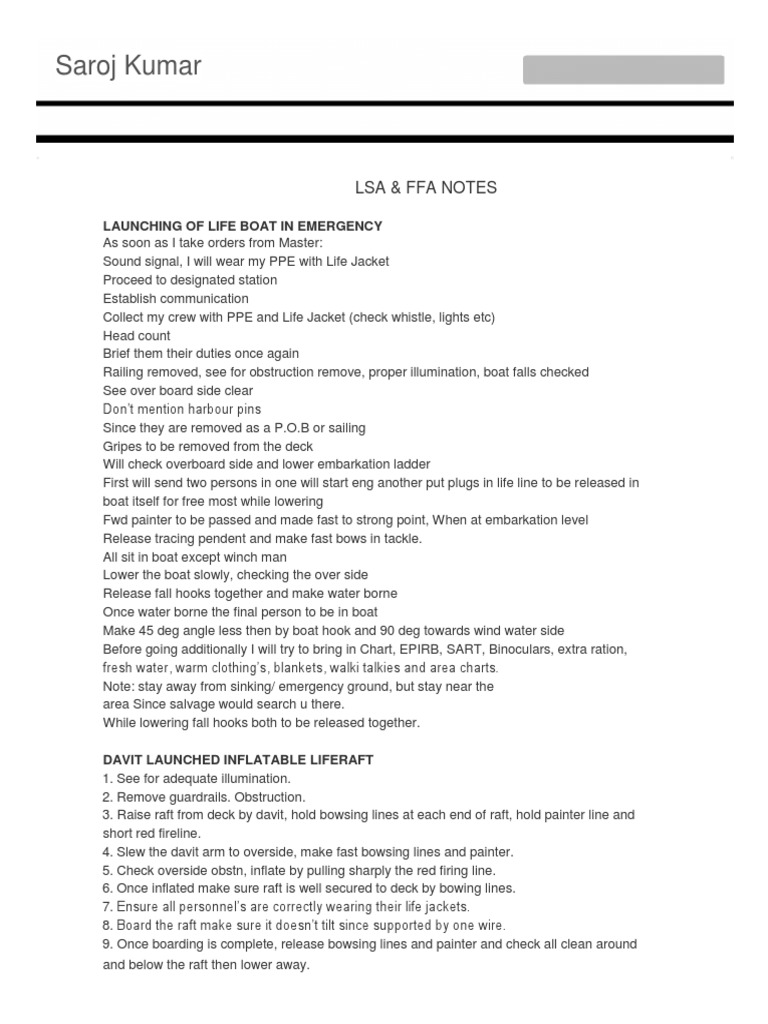 LSA-FFA Notes | PDF | Nature