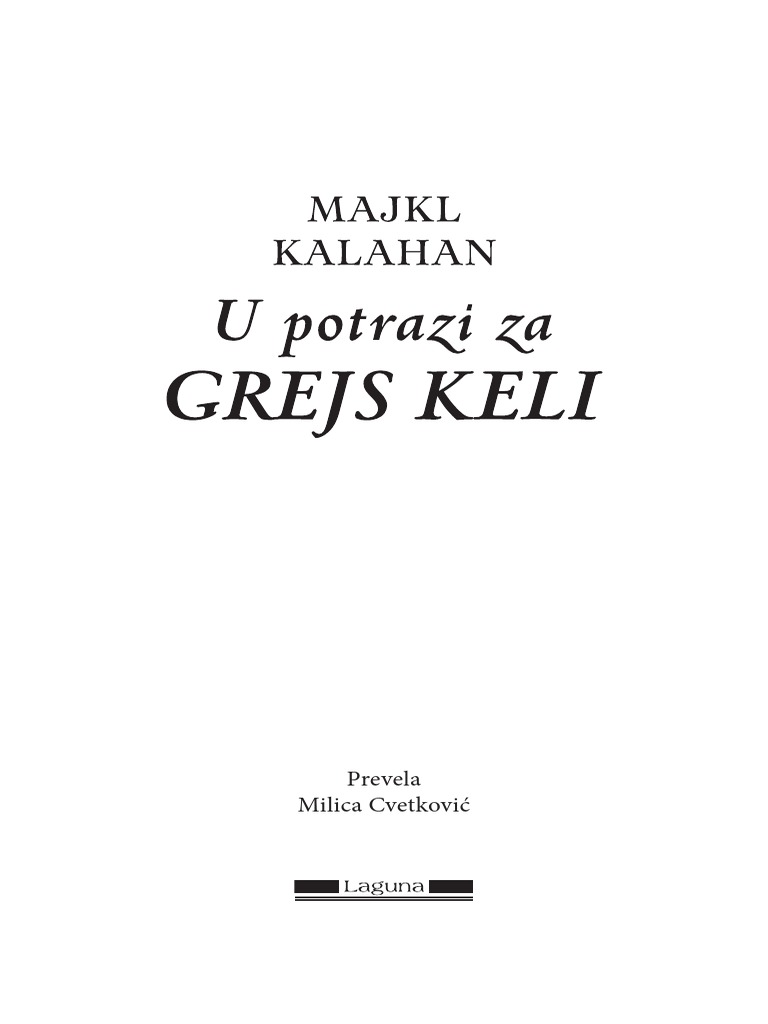 U Potrazi Za Grejs Keli o PDF | PDF