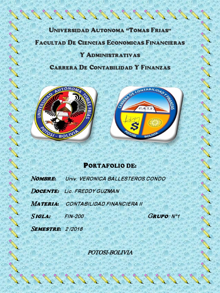 Universidad Autonoma Caratula de Conta II | PDF