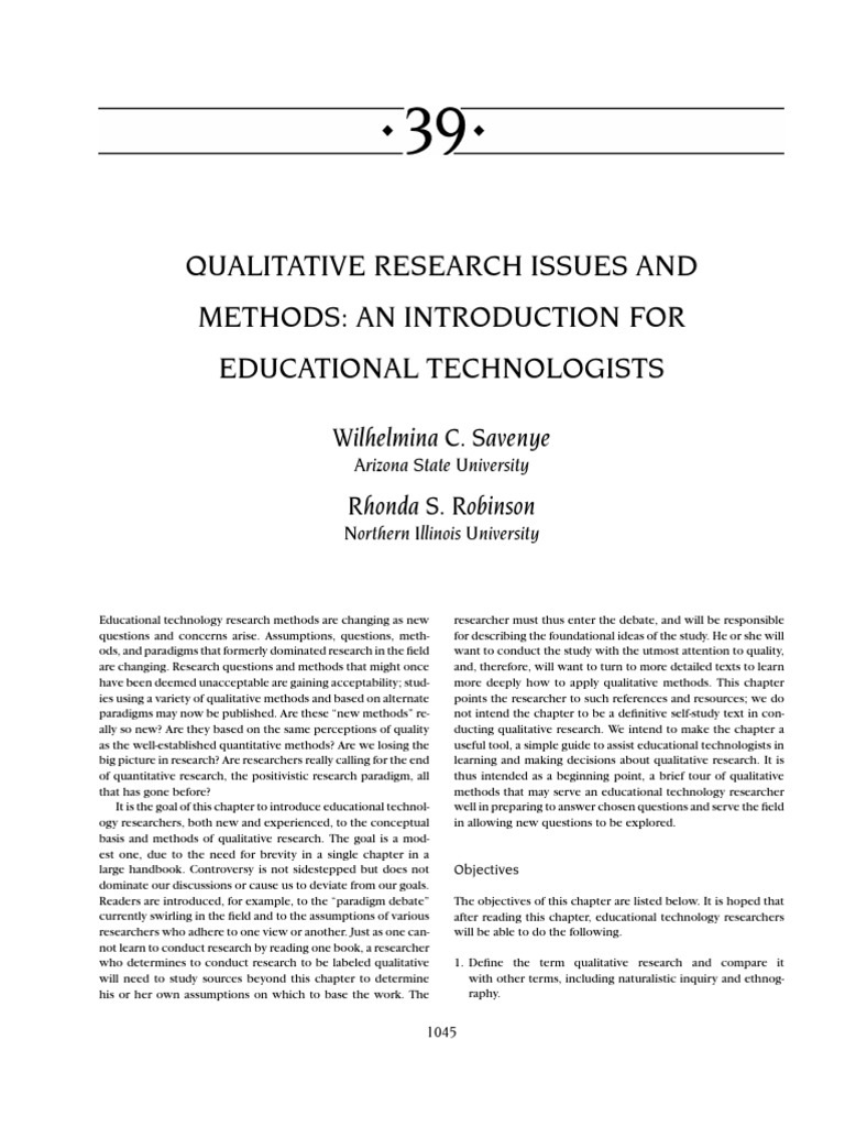 Research in Eduaction | PDF | Qualitative Research | Case Study