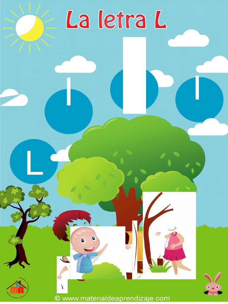 08 La Letra L Material de Aprendizaje | PDF