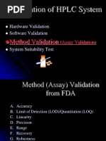 Analytical Method Validation Checklist | PDF | Detection Limit | Accuracy And Precision