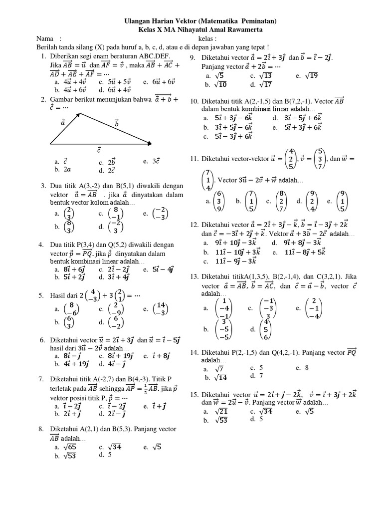 Soal Vektor | PDF